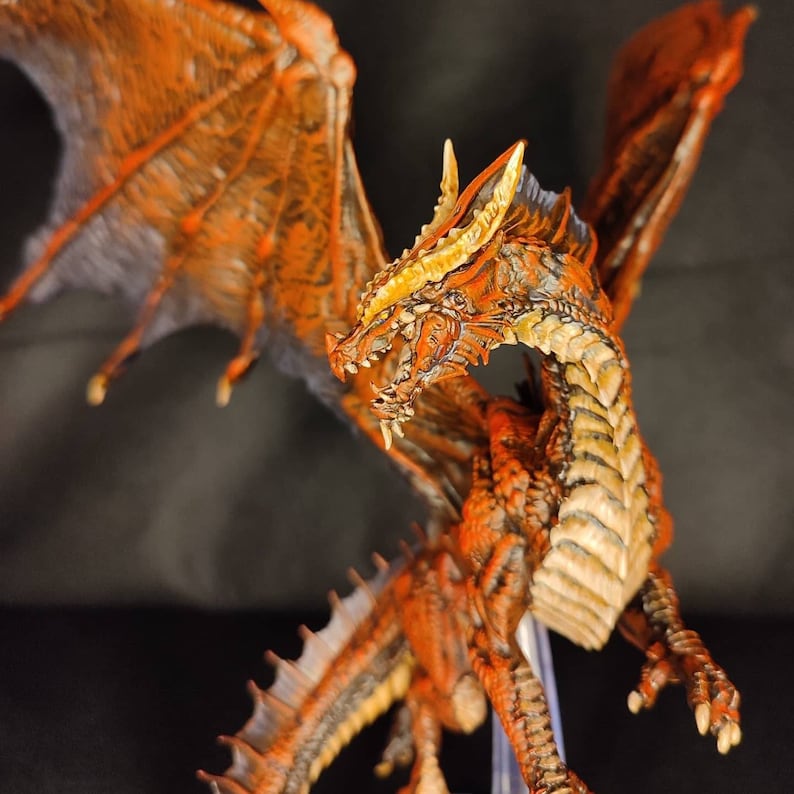 Adult Red Dragon, Dungeons & Dragons - Etsy