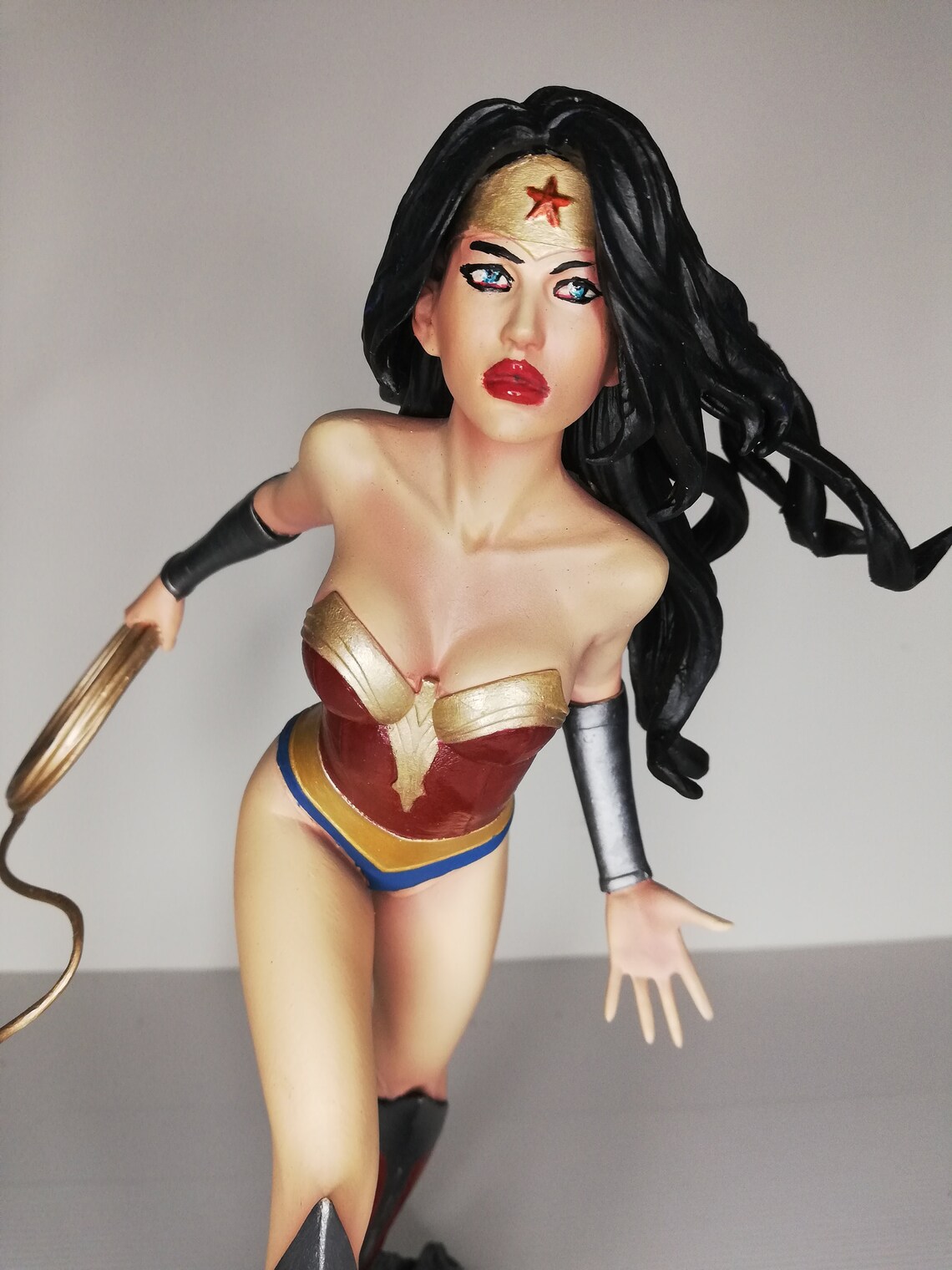 Wonder Woman Statue Sexy Lady Etsy
