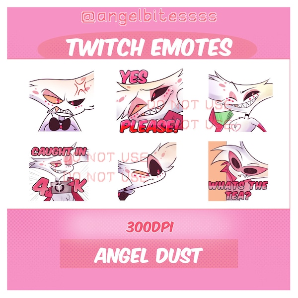 Hazbin hotel discord emotes - Etsy France