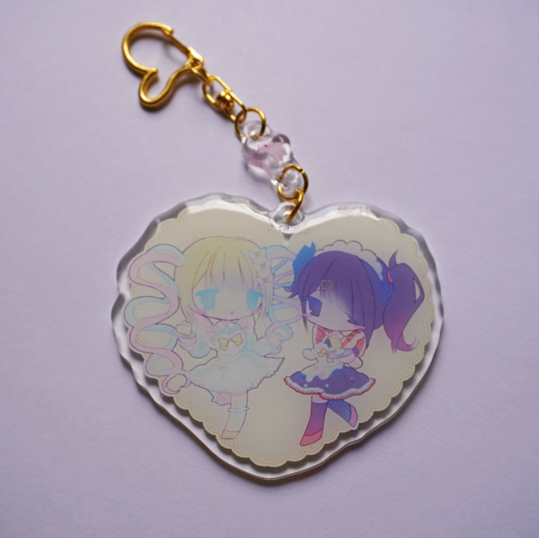 PREORDER! Kangel and Ame Needy Streamer Overload Keychain / Accessory ...
