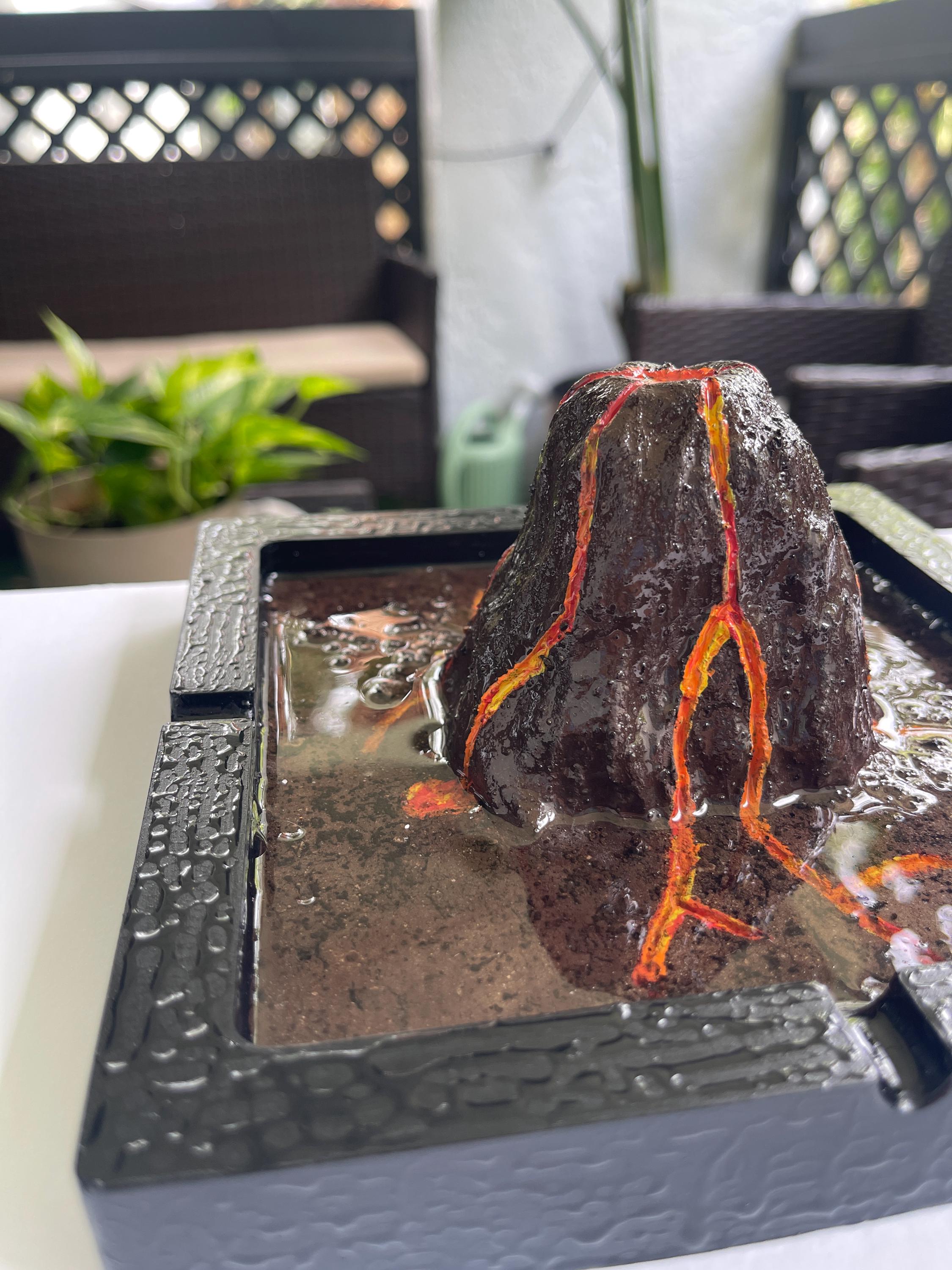 Rare 3D Volcanic Eruption Ashtray - Etsy