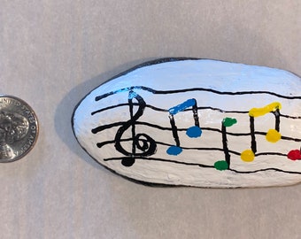 Painted Music Notes - Etsy