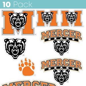 Mercer University 10 Pack Sticker - officially Licensed Decals - Etsy
