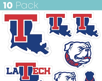 Louisiana Tech Sticker - Etsy