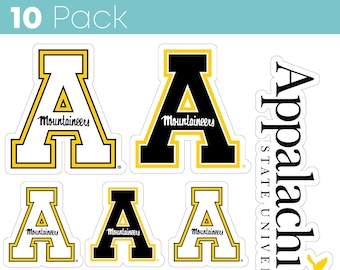 App State Appalachian State Mountaineers Vinyl Sticker - Etsy