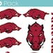 Arkansas Razorbacks 12 Premium Vinyl Decal Licensed NCAA - Etsy