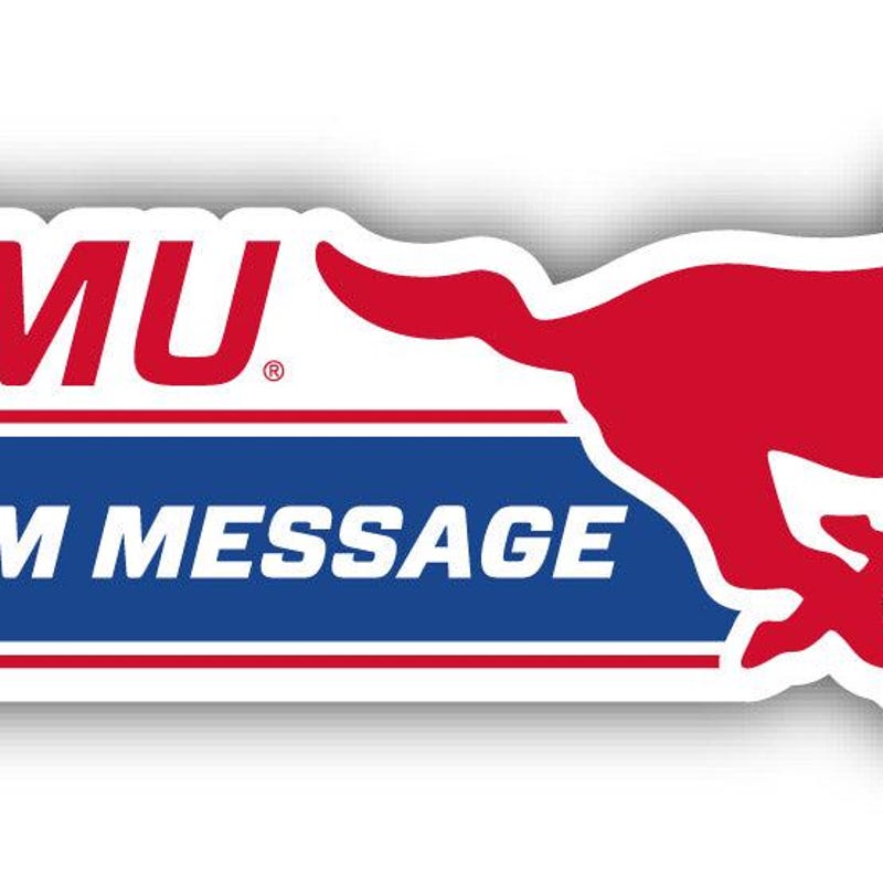 Smu Mustangs Decal - Etsy