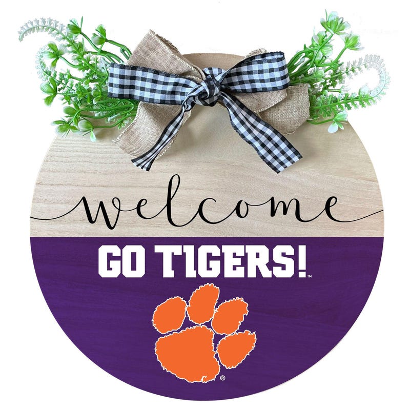 Clemson Sign - Etsy