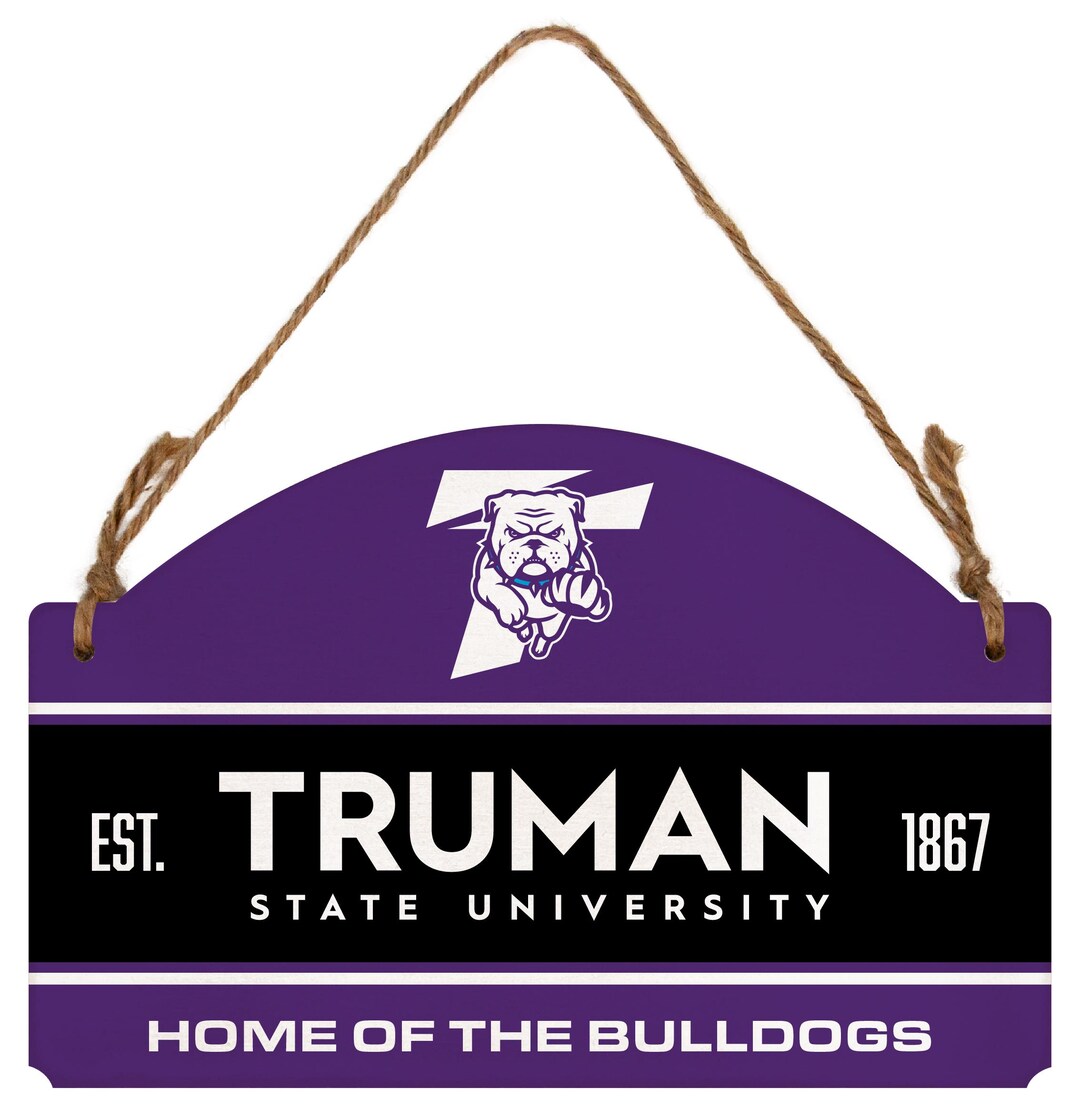 Truman State University Flat Wood Sign With Hanging String - Officially ...