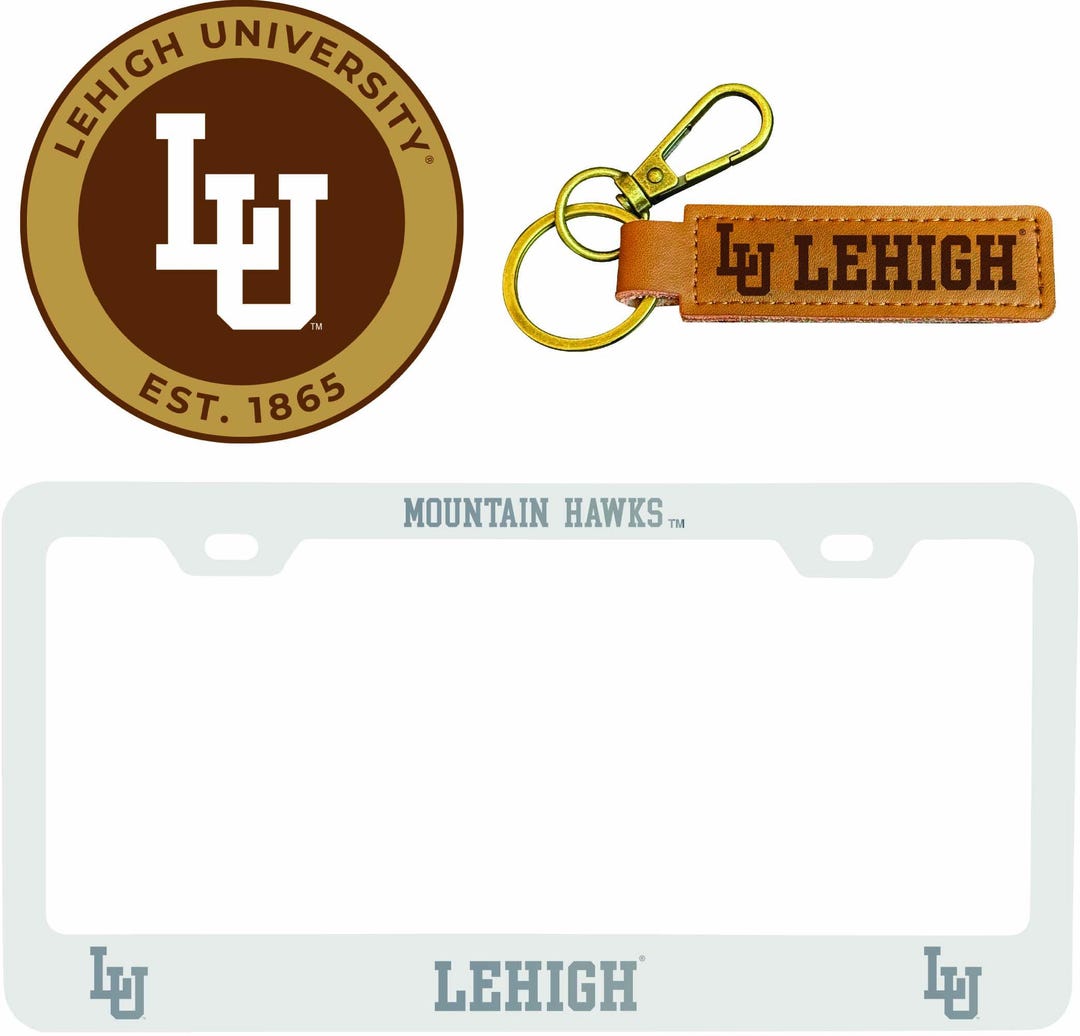 Lehigh University Mountain Hawks Offic. Lic. Auto Pack – License Plate ...