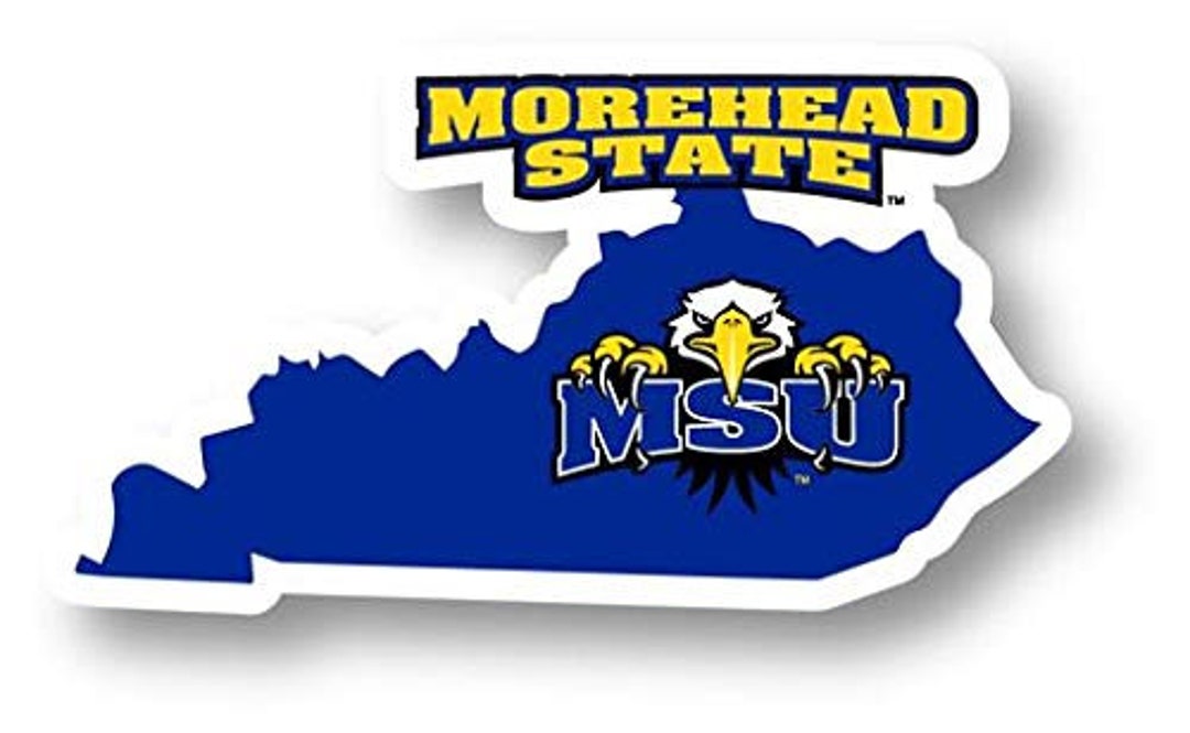 Morehead State University 4 Inch State Shape - Sticker / Magnet Choice ...