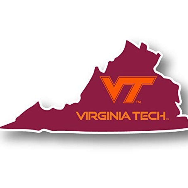 Virginia Tech Car Decal - Etsy