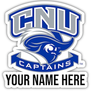 Christopher Newport Captains Customizable Vinyl Sticker - Multiple ...