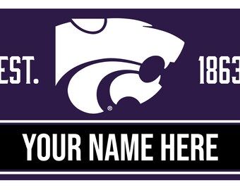 Kansas State Wildcats Sign - Etsy