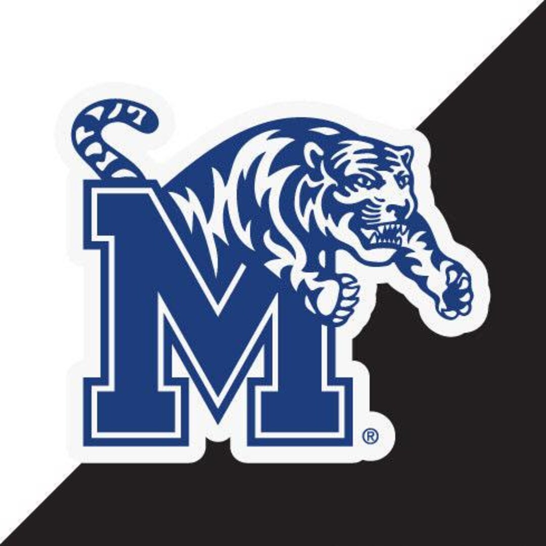 Memphis Tigers Officially Licensed Vinyl Sticker With Choice of Backing ...