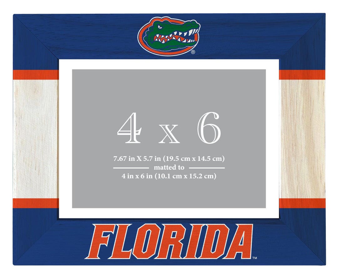 Florida Gators Wooden Photo Frame Matted to 4 X 6 Inch Officially ...