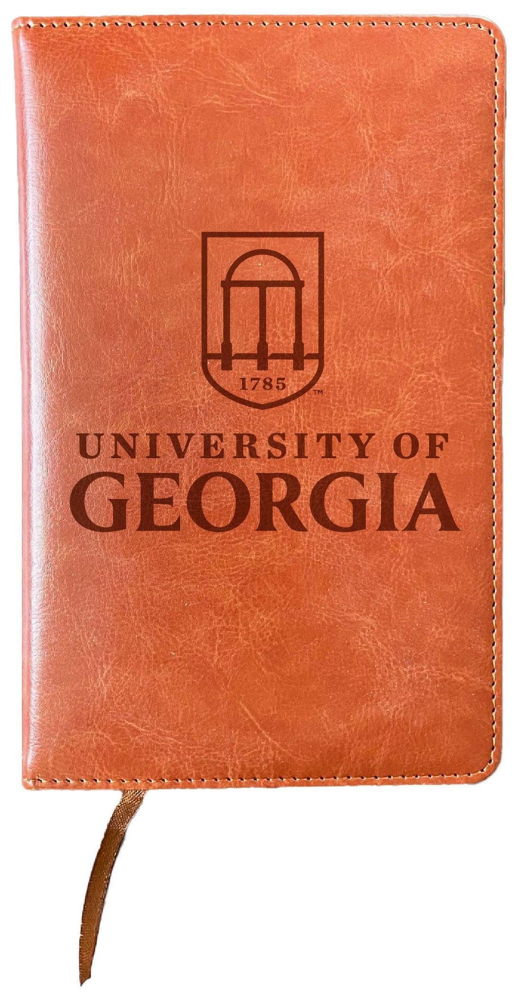 Georgia Bulldogs Engraved 8" X 5" Leather Journal Officially Licensed ...