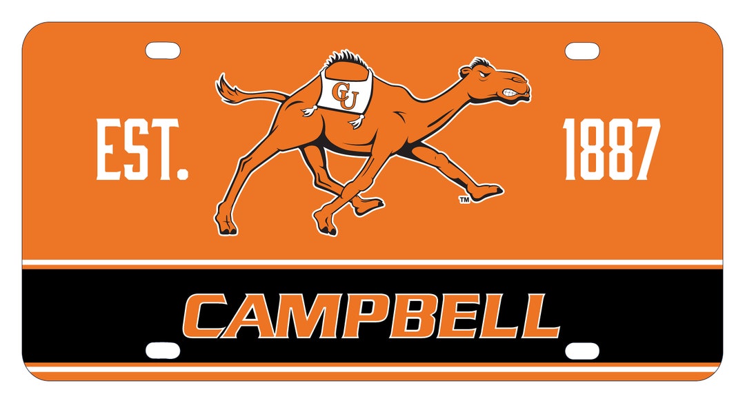 Campbell University Fighting Camels Mini License Plate Officially ...