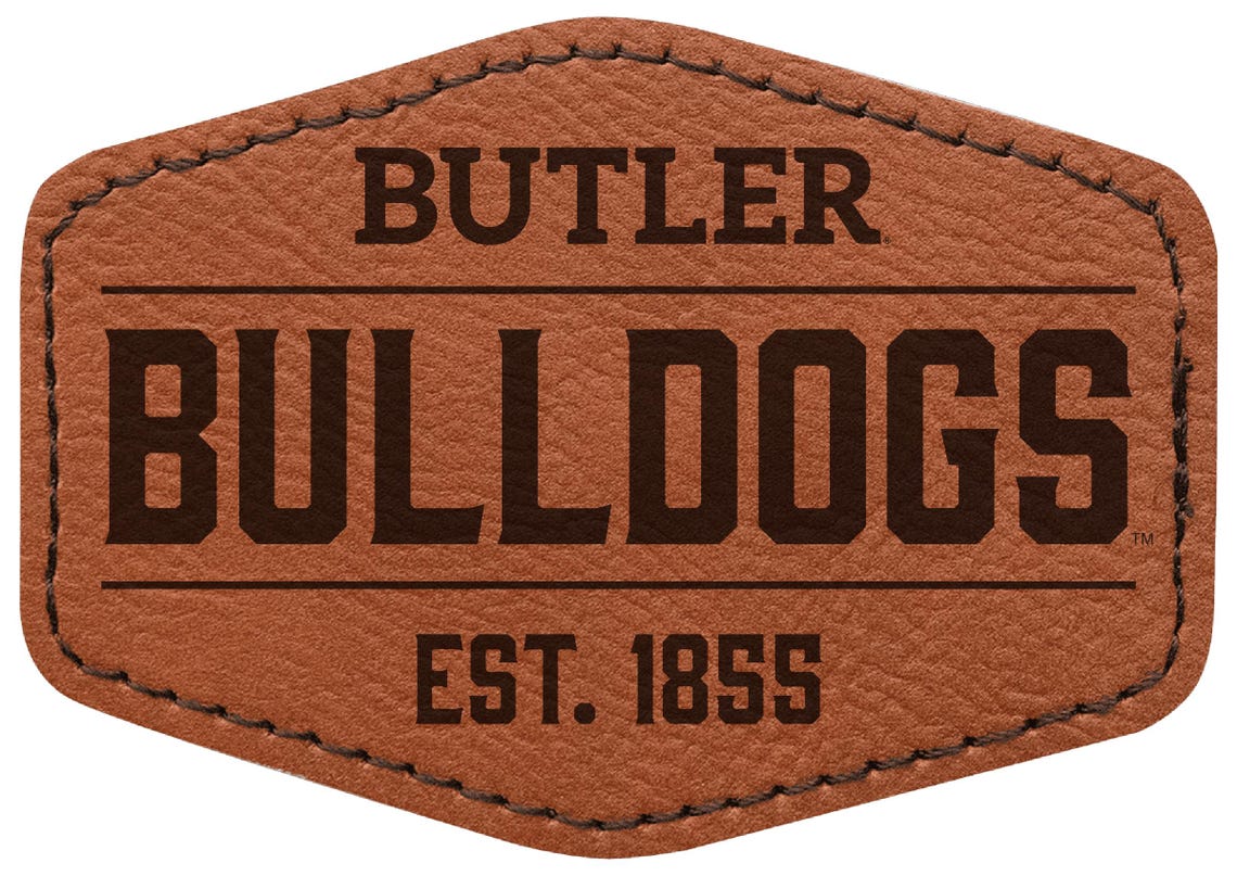 Butler Bulldogs Offic. Licensed Leatherette Patch - Iron-on College ...