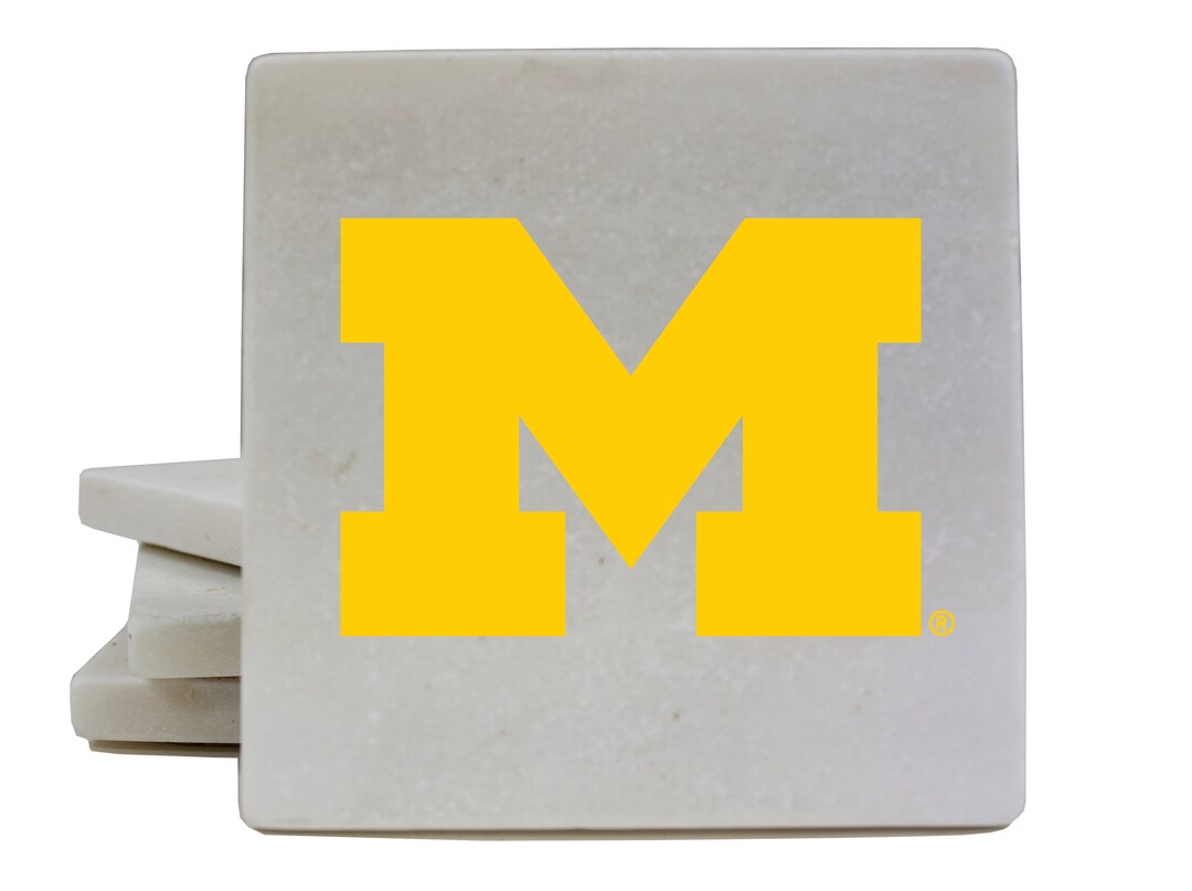 Michigan Wolverines Drink Coaster - Etsy