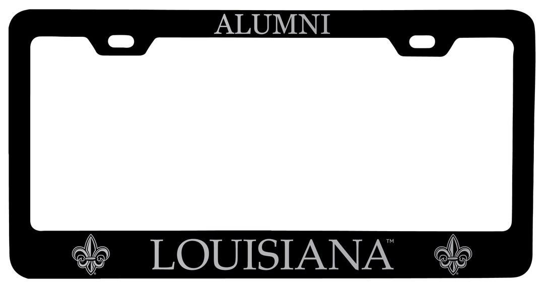 Louisiana at Lafayette Ragin' Cajuns Alumni Engraved Metal License ...