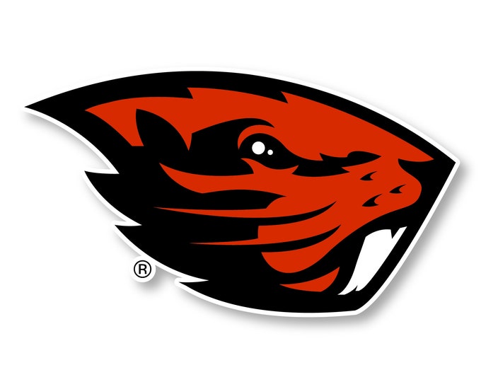 Oregon State Beavers Vinyl Mascot Decal Sticker - Etsy
