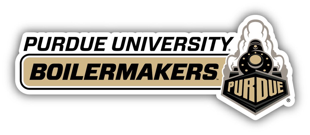Purdue Boilermakers 4 Inch Wide Colorful Vinyl Decal Sticker - Etsy