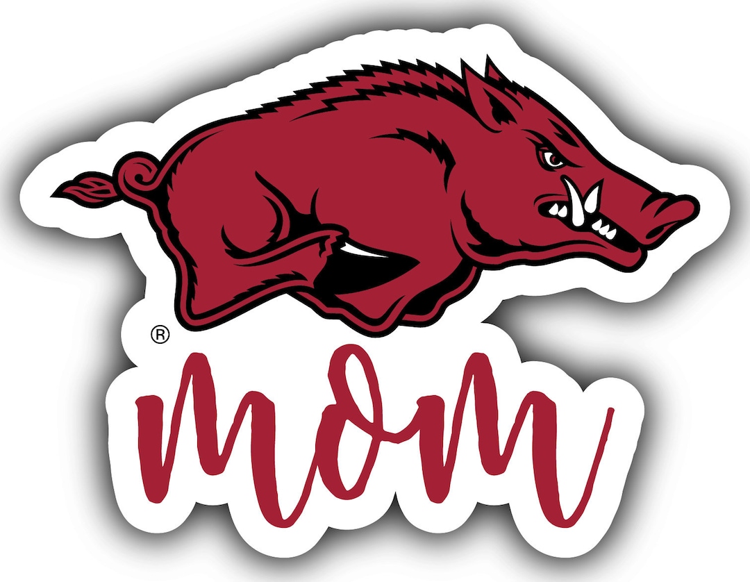Arkansas Razorbacks 4-inch Proud Family Die Cut Magnet/sticker - Etsy