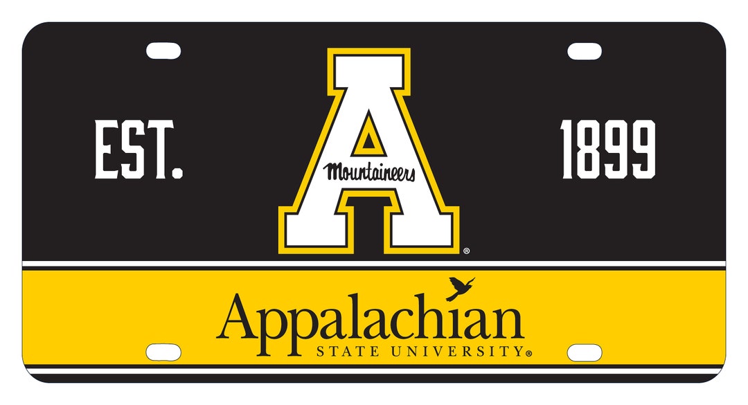 Appalachian State License Plate - Multiple Sizes Available - Etsy