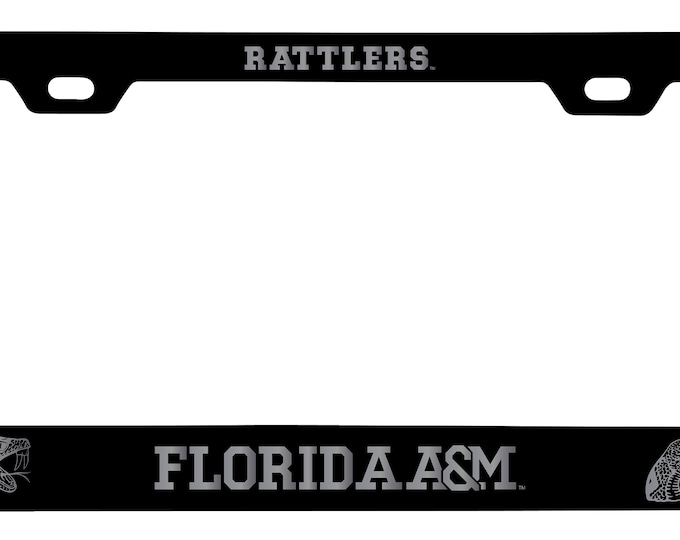 FAMU RATTLERS Chrome Two Panel License Plate Frame - Etsy