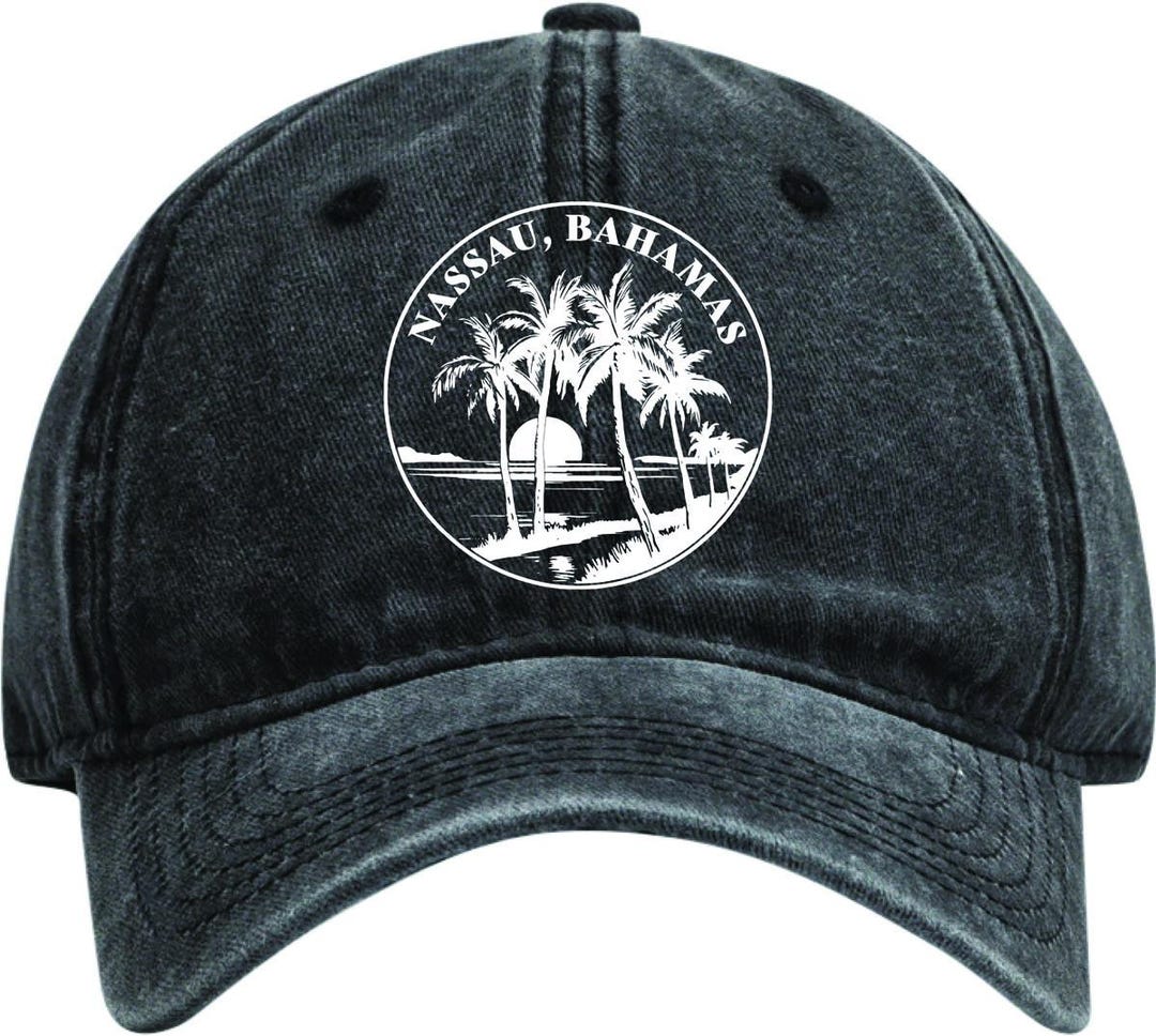 Nassau the Bahamas Design Dad Hat - Unisex Soft Baseball Cap With ...