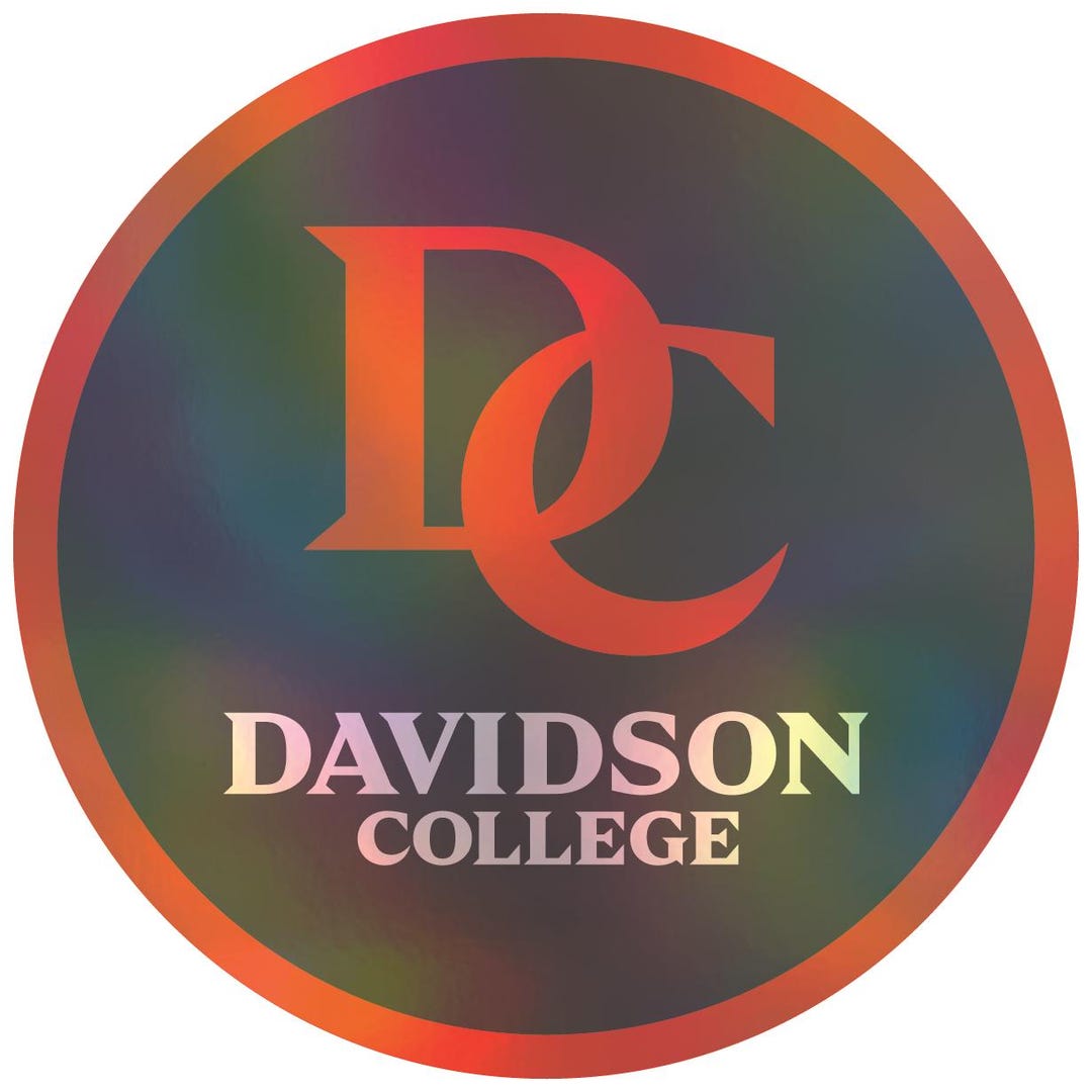 Davidson College Holographic Vinyl Decal Sticker Officially Licensed - Etsy