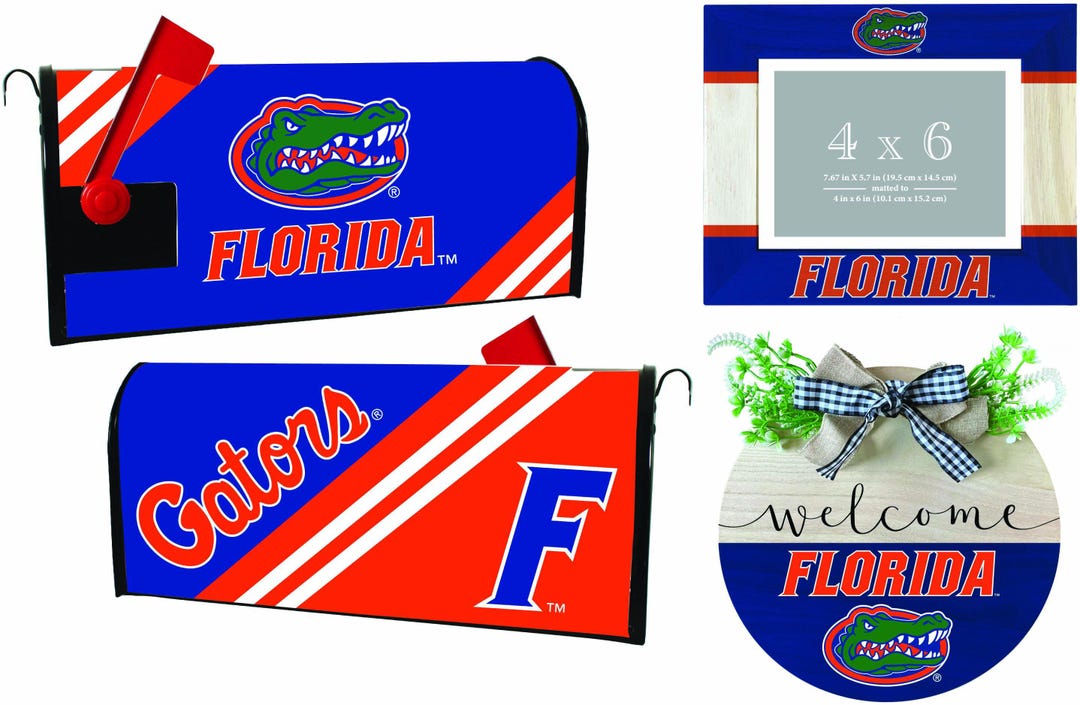 Florida Gators Officially Licensed Home Decor Pack - Magnetic Mailbox ...