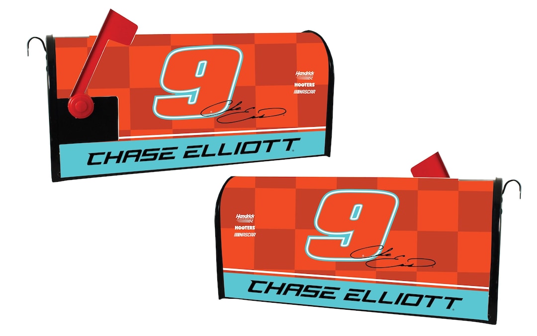 Chase Elliott Hooters #9 Nascar Magnetic Mailbox Cover - Customizable ...