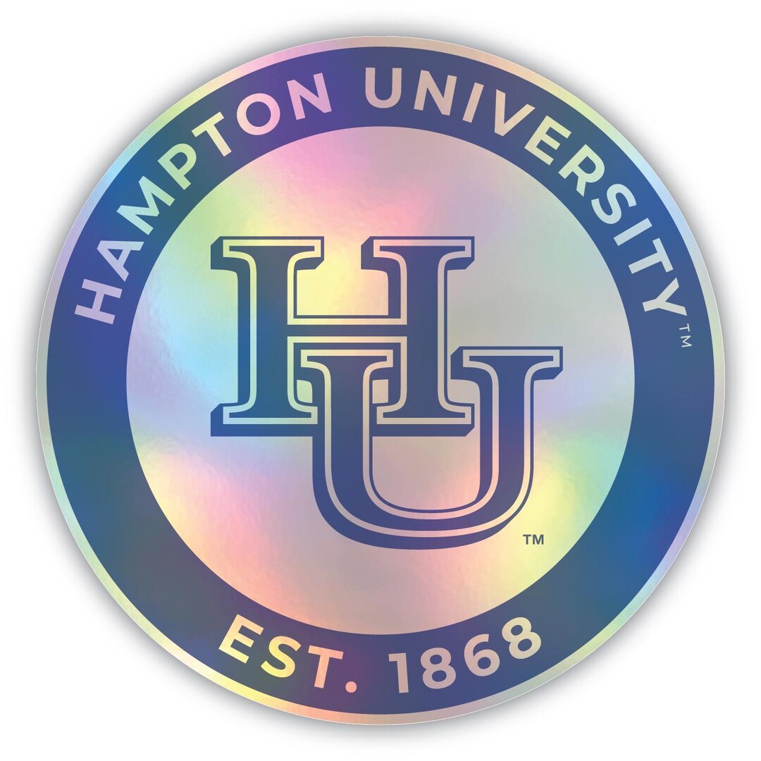 Hampton University Holographic Vinyl Decal Sticker Officially Licensed ...