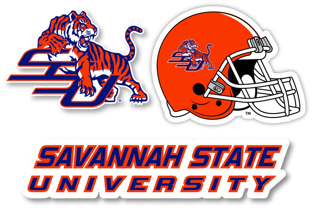 Savannah State University Vinyl Decal Sticker 3 Pack 4-inch Each - Etsy