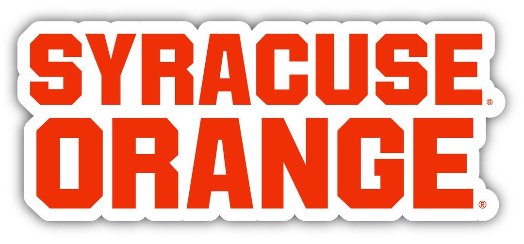 Syracuse Orange Officially Licensed Vinyl Sticker - Multiple Sizes ...
