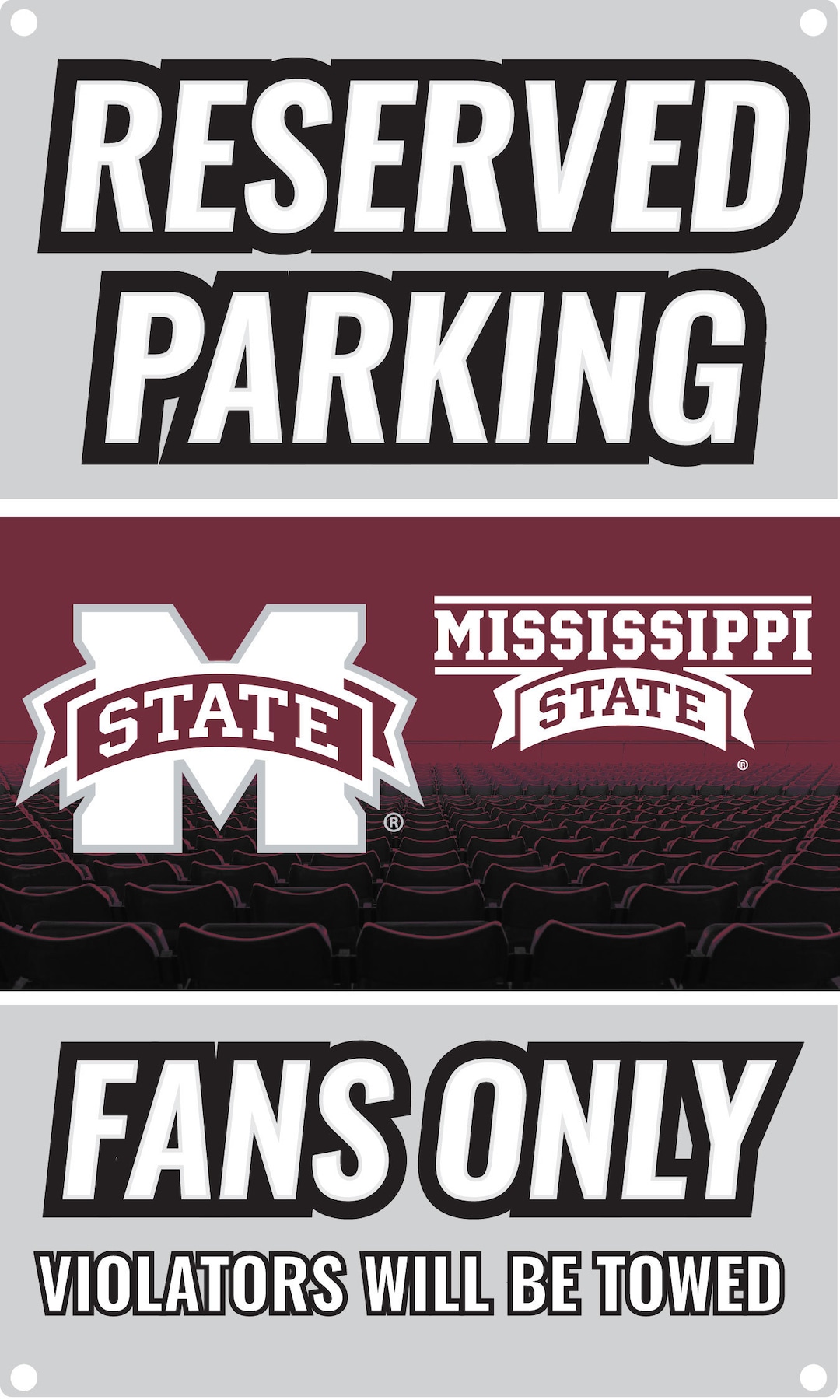 Mississippi State Bulldogs Metal Sign - Etsy