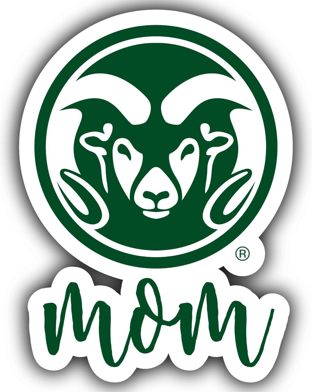 Colorado State Rams 4-inch Proud Family Die Cut Magnet/sticker - Etsy