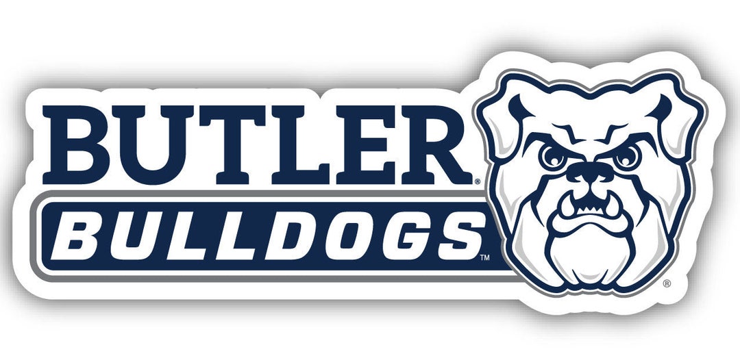 Butler Bulldogs 4 Inch Wide Colorful Vinyl Decal Sticker - Etsy