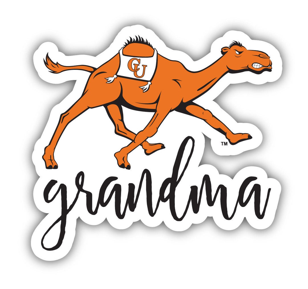 Campbell University Fighting Camels 4 Inch Proud Grandma Die Cut Decal ...