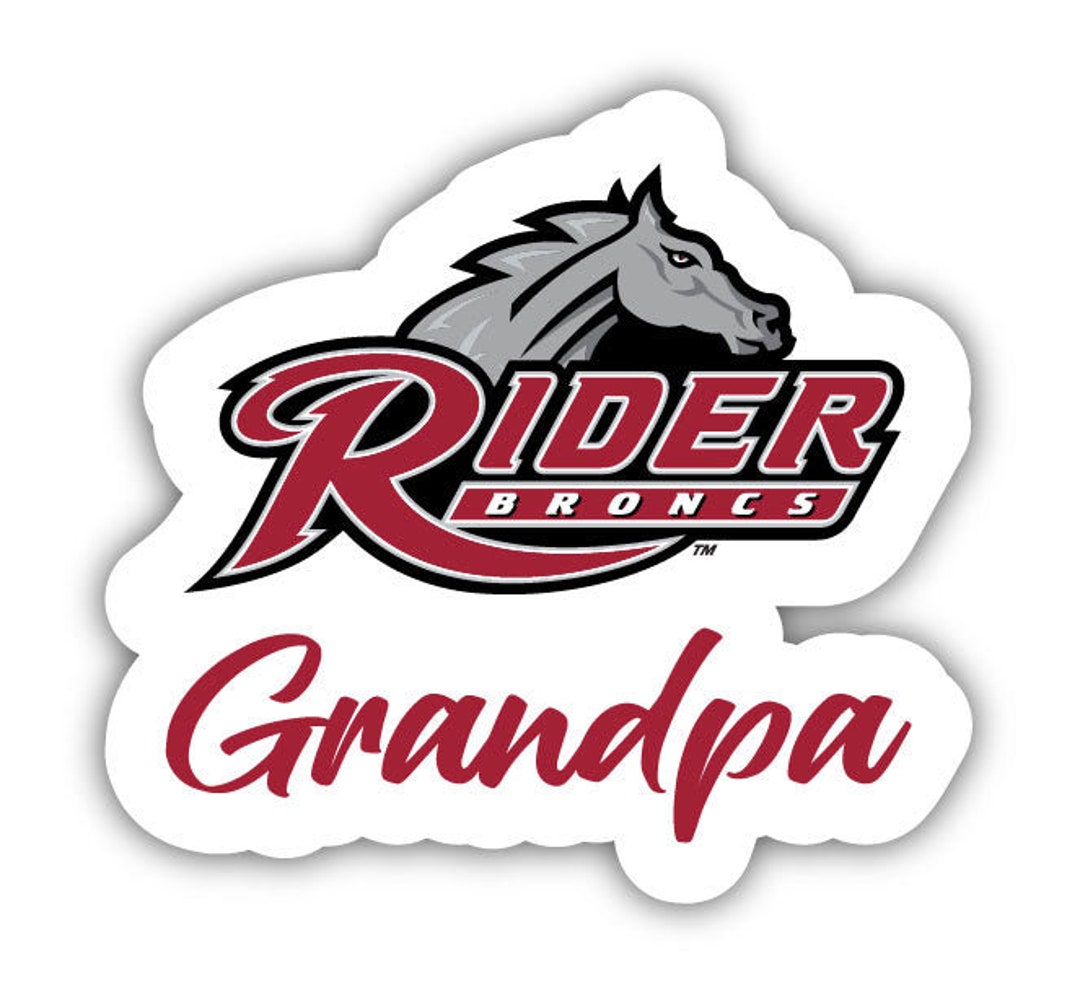 Rider University Broncos 4 Inch Proud Grandpa Die Cut Decal - Etsy