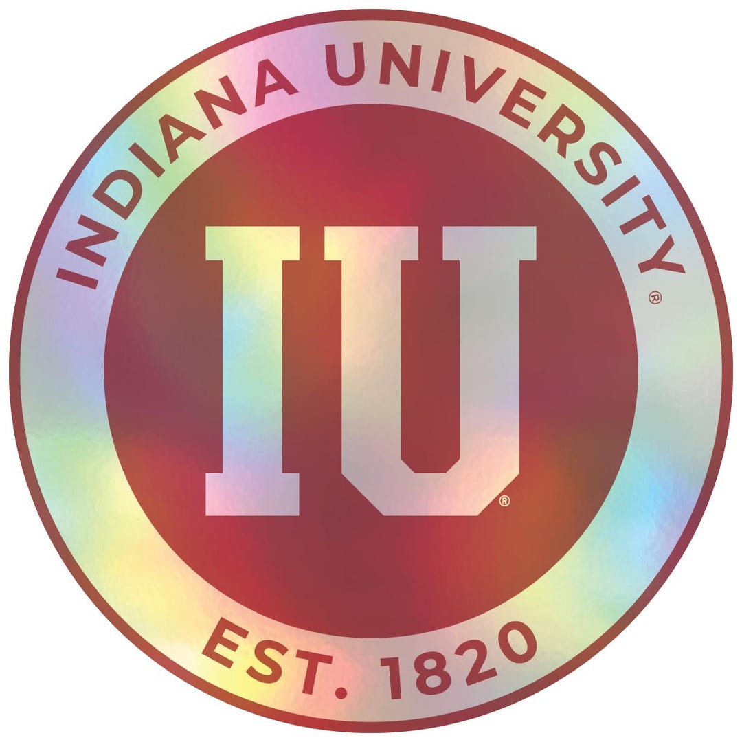 Indiana Hoosiers Holographic Vinyl Decal Sticker Officially Licensed - Etsy