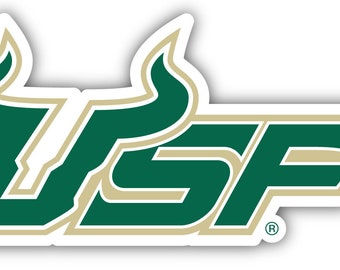 USF South Florida Bulls 3 Premium Vinyl Decal Licensed NCAA Set of 2 - Etsy