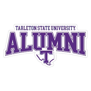 Tarleton State University Laser Cut Alumni Vinyl Sticker/magnet ...