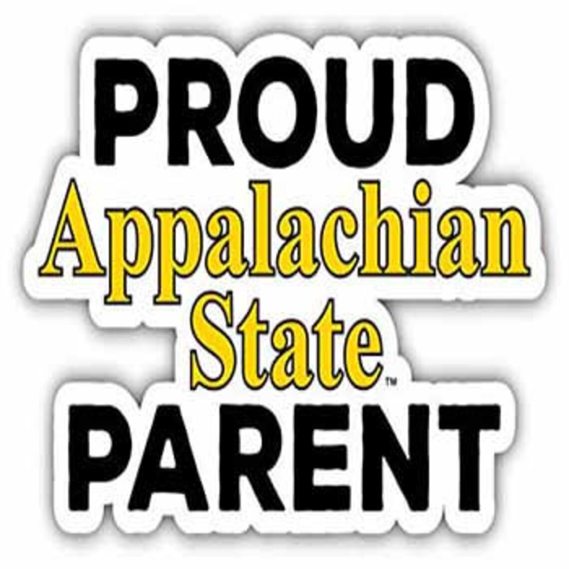 Appalachian State 4-Inch Laser Cut Alumni Vinyl Decal Sticker | Etsy