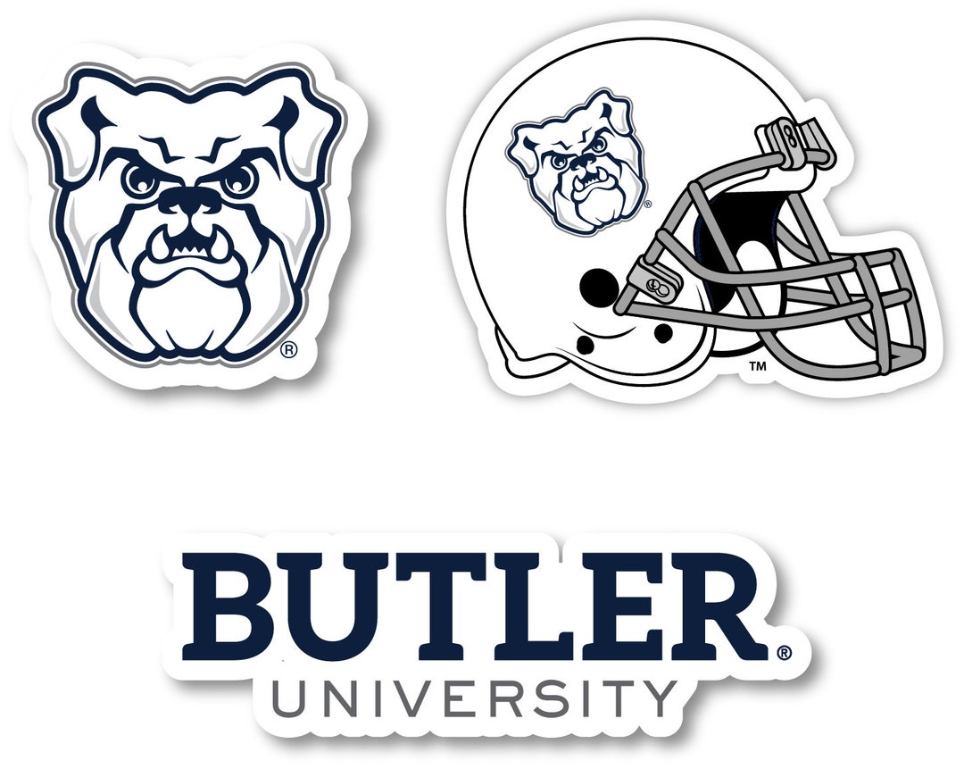 Butler Bulldogs Set of 3 Stickers - 4 Inches Each - Etsy