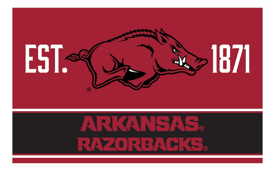 Arkansas Razorbacks Wood Sign With Frame Officially Licensed - Etsy