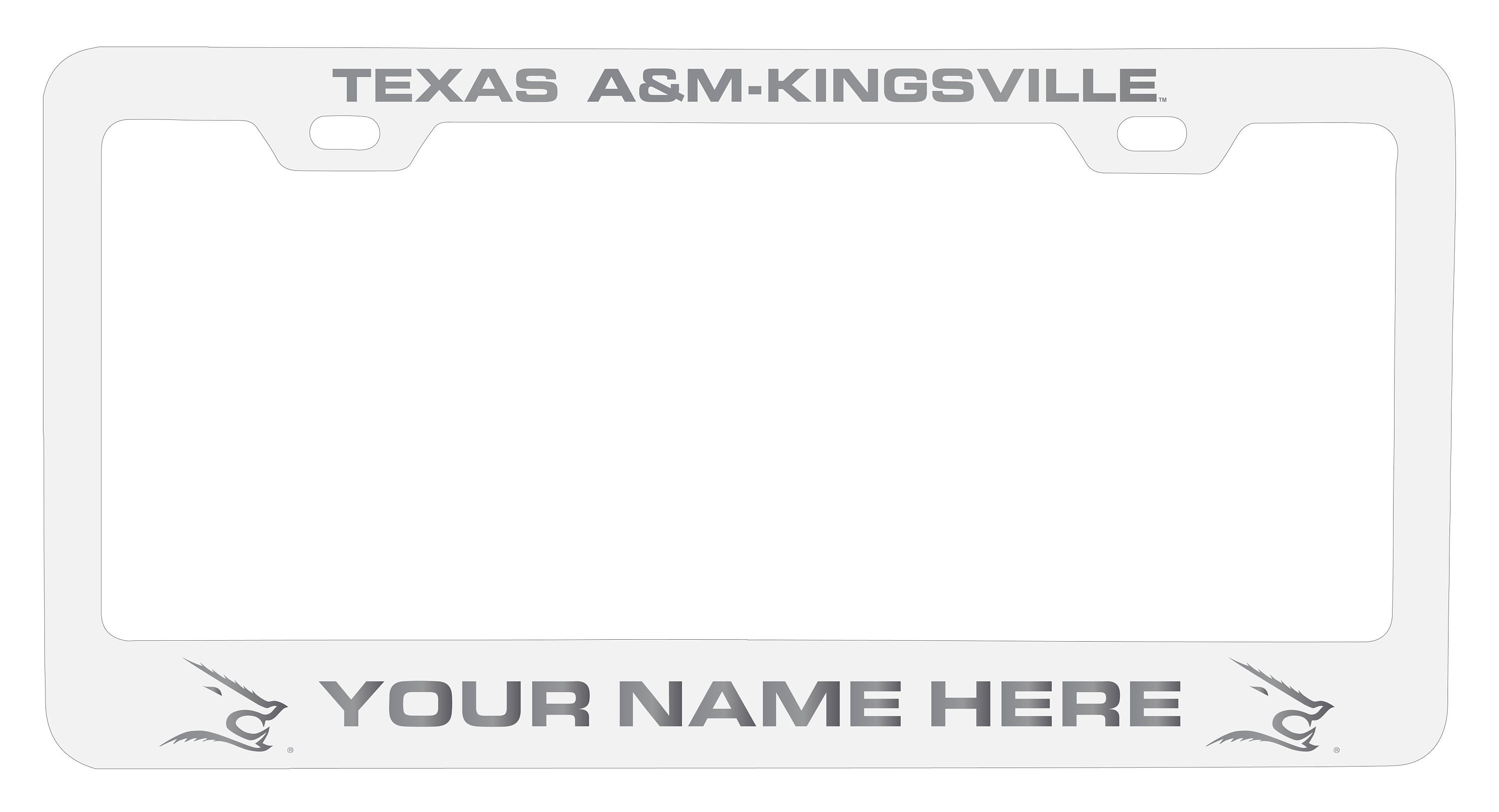 Collegiate Custom Texas A&M Kingsville Javelinas Metal License Plate ...