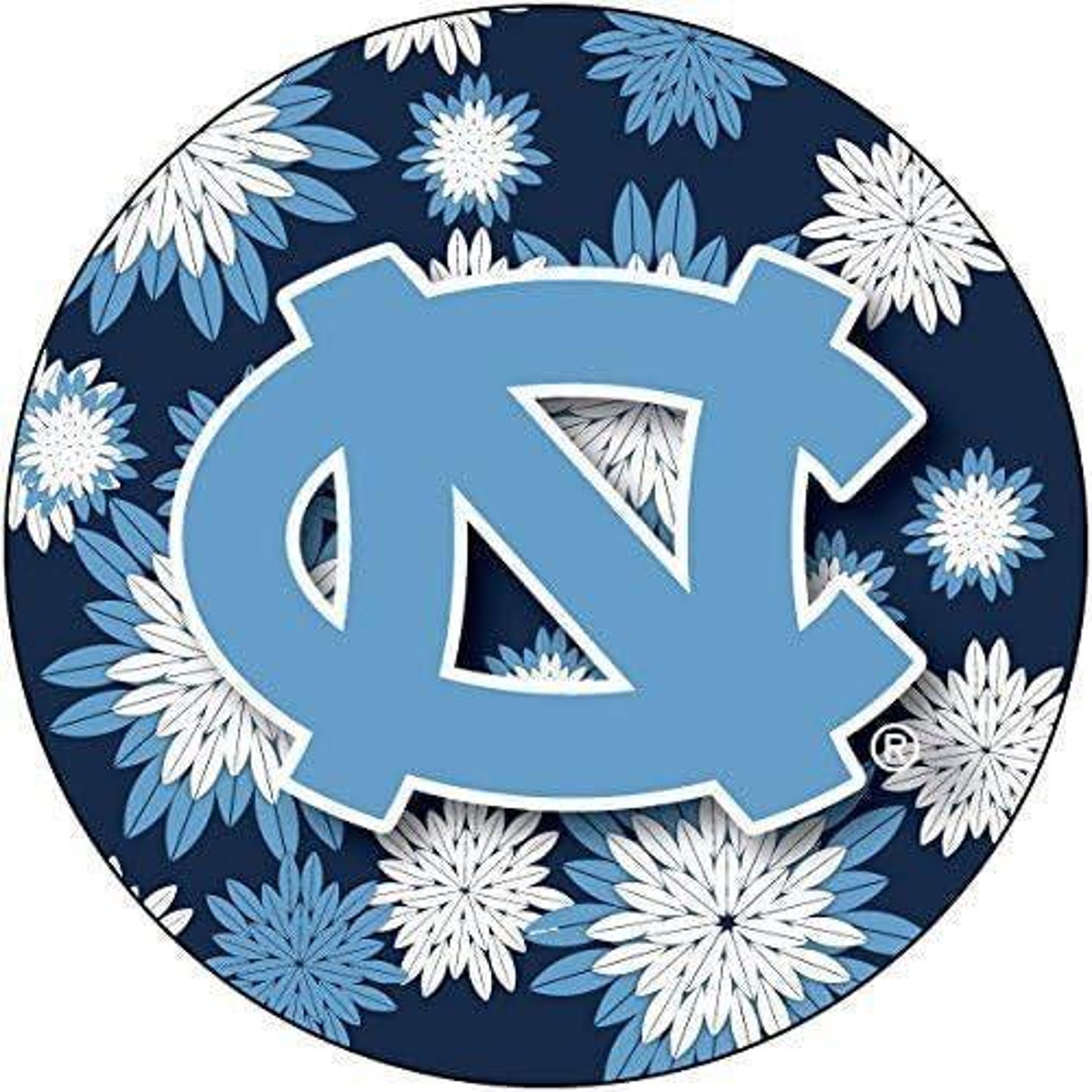 UNC Tar Heels 4 Inch Round Magnet Officially Licensed - Etsy